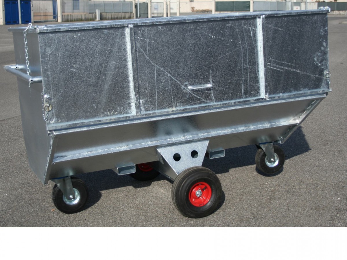 Manure cart - mod. MAXI - AEQZ Horse Equipment