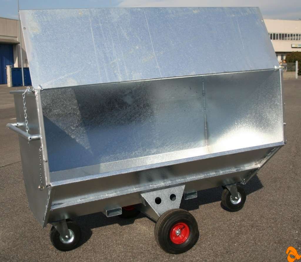 Manure cart - mod. MAXI - AEQZ Horse Equipment